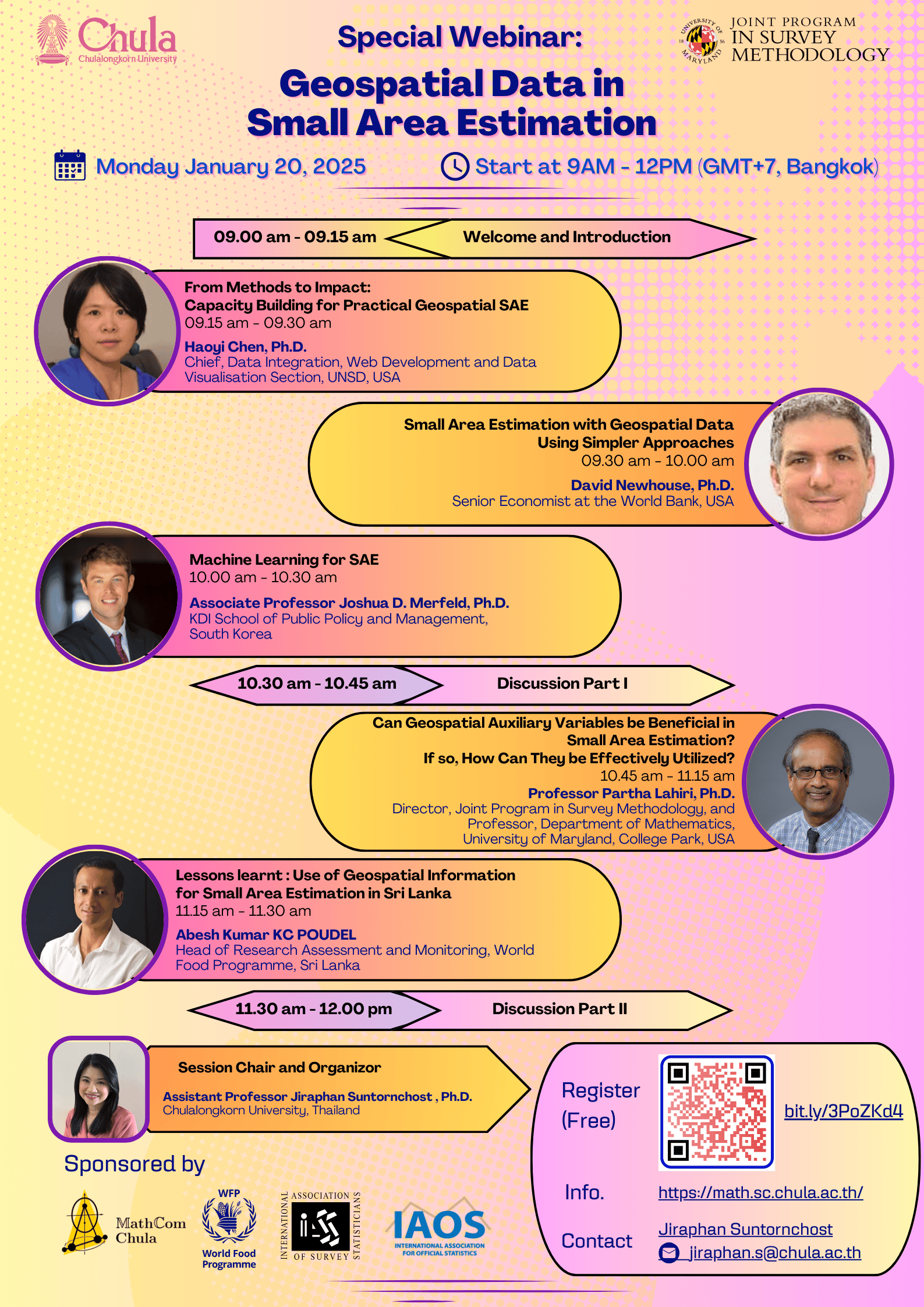 Special Webinar: Geospatial Data for Small Area Estimation | Department ...